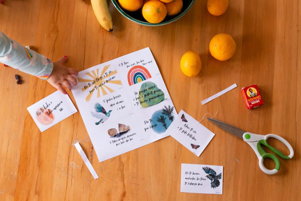 Mini Mihi Cards, Free Printable Rauemi– Aho Creative